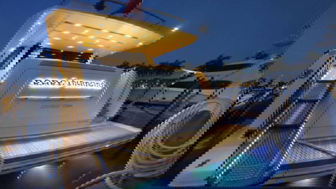 Illuminated Bespoke Boat Signs - Aquamare Signs